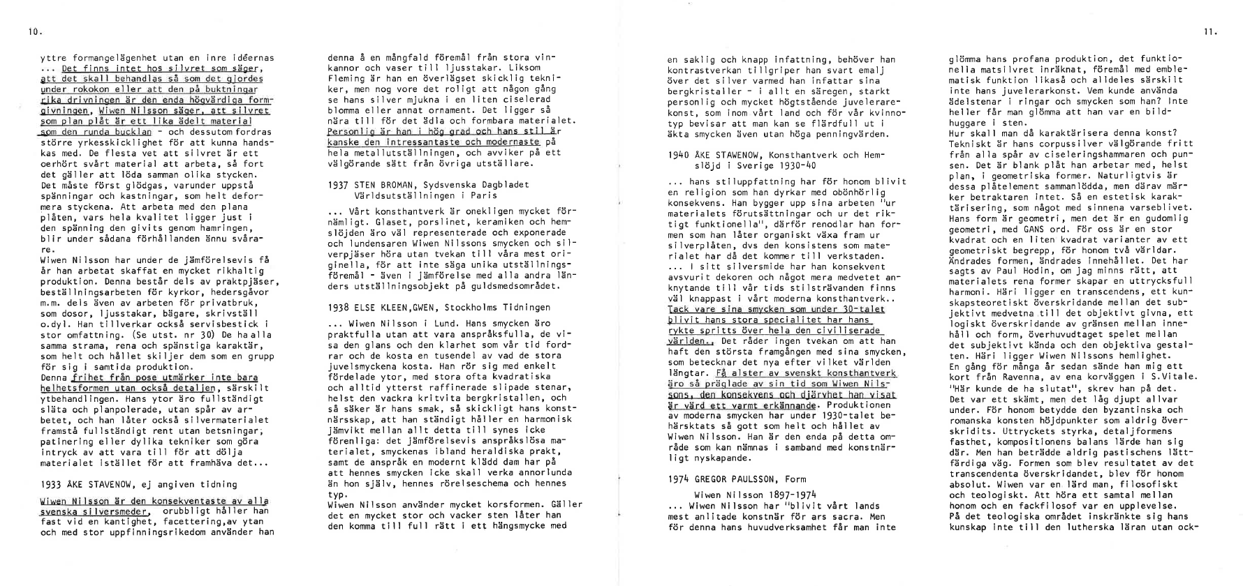 Utställning: Silver 1920-30-talen